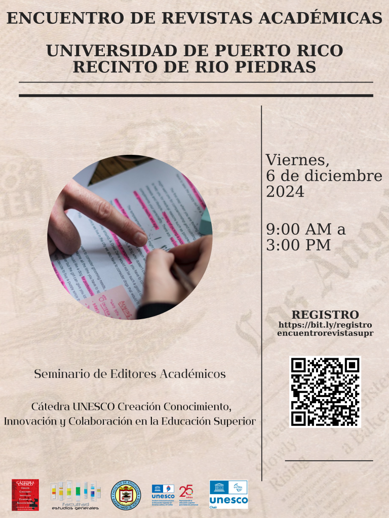 Seminario de Editores Académicos – Cátedra UNESCO Creación de ...